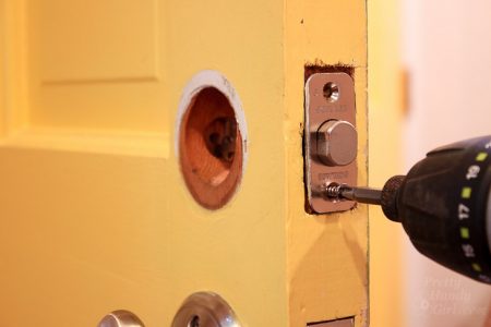How to Replace Door Knobs and Deadbolts - Pretty Handy Girl