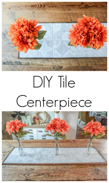 DIY Tile Centerpiece - Pretty Handy Girl